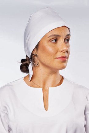 Gorro Cirúrgico Fechado em Tecido com Amarração Atrás - Modelo Renata ...